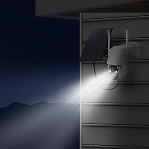 Solar Panel for Outdoor Security Cameras, Solar Panel with 10 ft Charging Cable