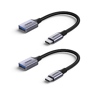 UGREEN USB C to USB 3.1 Gen 1 Adapter Type C OTG Cable USB C Male to USB Female Adapter USB A to USB C Charger Cable Compatible with MacBook Pro MacBook Air/Mini iPad Pro iPhone 13 Pro Samsung Galaxy