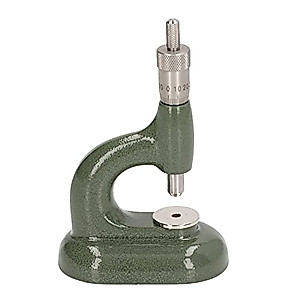 ViaGasaFamido Watch Press Tool Kit 48Pcs Dies Watch Repair Tool Watch Opener Watch Back Case Closer Watchmaker Jewelling Tool Aluminum Alloy Green with Storage Box