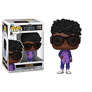 POP Marvel: Black Panther: Wakanda Forever - Shuri Funko Vinyl Figure (Bundled with Compatible Box Protector Case), Multicolored, 3.75 inches