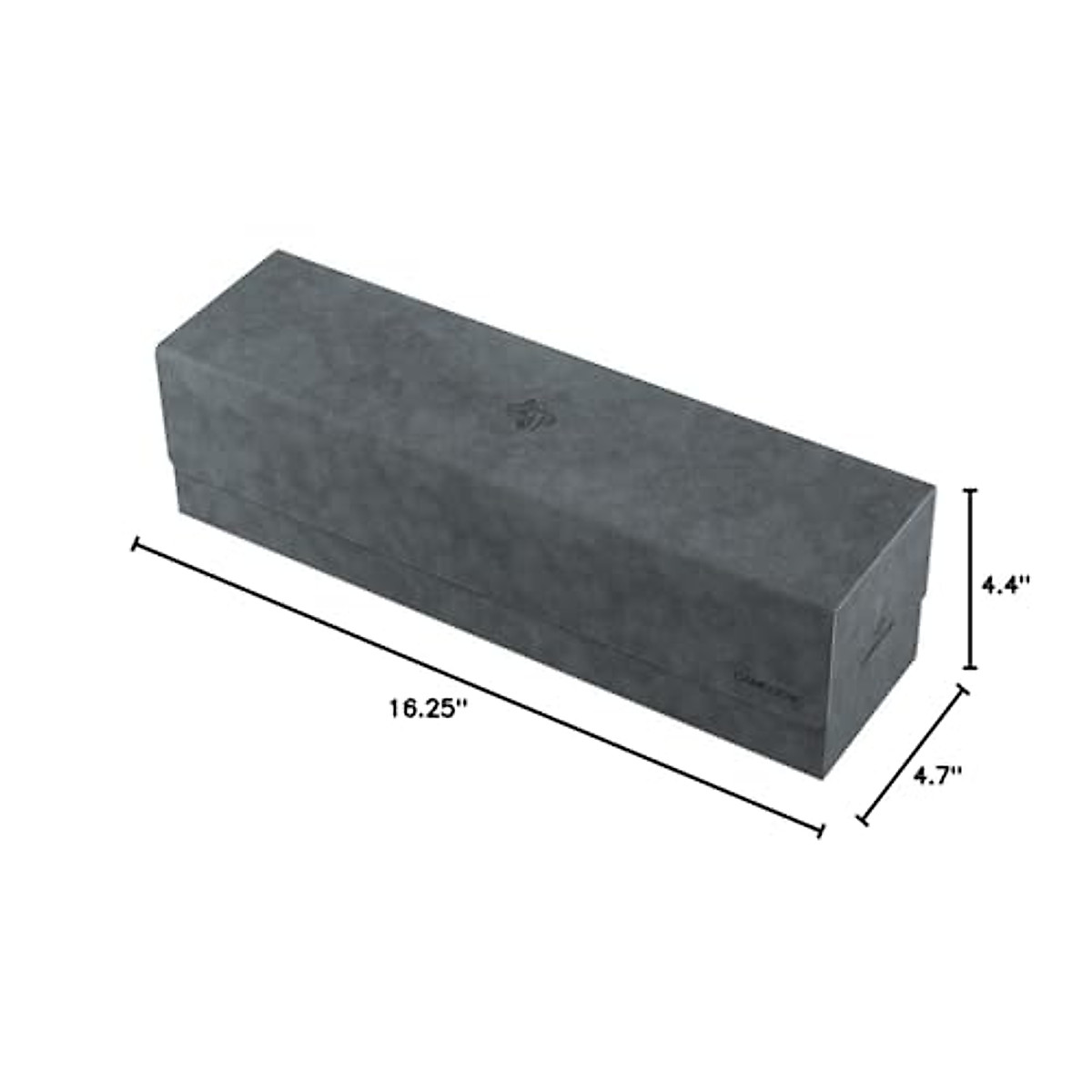 Gamegenic Dungeon S 550+ Convertible Deck and Game Accessories Box Double-Sleeved Card Storage Card Game Protector Nexofyber Surface Holds up to 550 Cards Midnight Gray Color Made, G20090