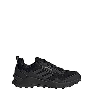 adidas Men's Terrex Ax4 Wide Hiking Sneaker, Black/Carbon/Grey, 10.5