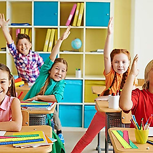 20 Pack Plastic Ruler 12 Inch Straight Ruler with Inches and Metric Bulk Rulers for School Classroom, Home, or Office (Colorful)