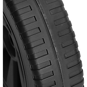 BBQ Future G210-0018-W1 8" Grill Wheels Replacement Parts for Charbroil Gas Grills wheels 463320107 463320707, Thermos 461320508, Grill Master, Kenmore and Other Brands Grills, Black Plastic Wheel