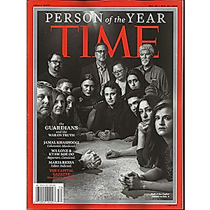 TIME WEEKY MAGAZINE PERSON OF THE YEAR DECEMBER, 24th / DECEMBER, 31st 2018