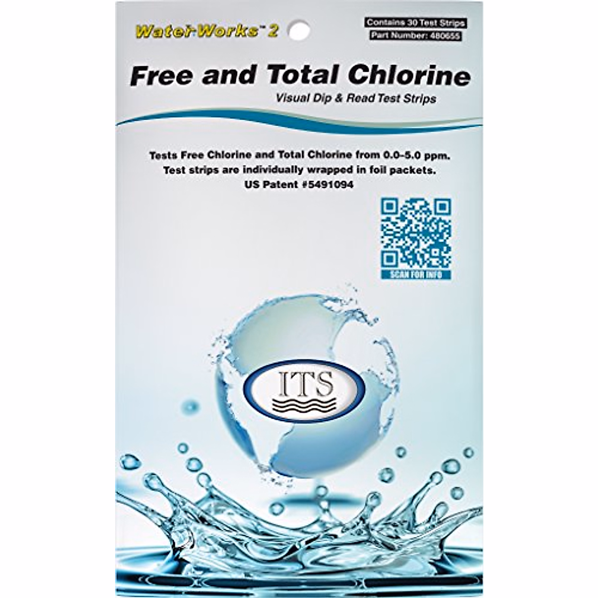 Industrial Test Systems 480655 WaterWorks Free and Total Chlorine WW2 Test