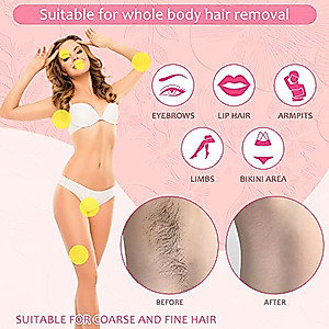 Hard Wax Kit for Hair Removal，Digital Wax Warmer with 10 Packs Hard Beads 、Silicon Wax Pot(Easy to Clean) and Wax Kit Accessories,For Sensitive Skin ,For Eyebrow, Facial, Armpit, Bikini, Brazilian,For Women and Men.