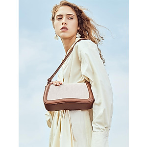 CLUCI Small Shoulder Bags,Purses for Women Vegan Leather Crossbody Handbag Clutch Hobo Purse