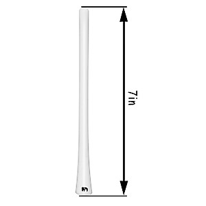ONE250 7" inch Flexible Antenna, Compatible with Ford F-Series (F-150 F-250 F-350 Super Duty Ford Raptor Ranger Trucks 1997-2024) - Designed for Optimized FM/AM Reception (White)