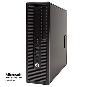 HP ProDesk 4th Generation Desktop Computer | Quad Core Intel i5 (3.2) | 32GB DDR3 RAM | 1TB SSD Solid State | Windows 10 Professional | Home or Office PC (Renewed)