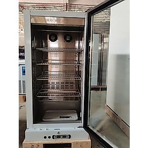 Kolice Commercial Dry Aging Beef Showcase Fridge, Steak Aging Machine, Beef Display Showcase Freezer-268L, 4 Tiers, Smart Temperature and Humidity Controller