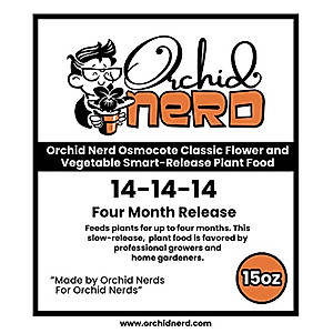 Orchid Nerd ® Osmocote Classic Flower and Vegetable Smart-Release Plant Food, 15 oz (14-14-14 Plant Fertilizer)
