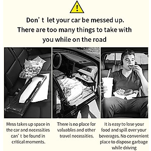 2 Pack PU Leather Premium Car SeatBack Organizer Travel Accessories, Kick Mats Back Seat Protector with Touch Screen Tablet Holder, Car Back Seat Organizer for Kids, Car Travel Accessories