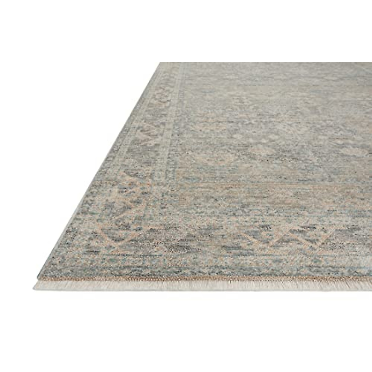 Loloi Angela Rose x Blake Collection BLA-01 Sky/Beige, Transitional 5'-3" x 7'-6" Area Rug