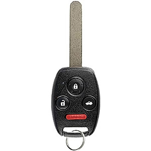 [1 PCS]Doiplent N5F-S0084A Key Fob Replacement Keyless Entry Remote Control Uncut Ignition Transponder Key for Honda 2006-2013 Civic EX EX-L SI