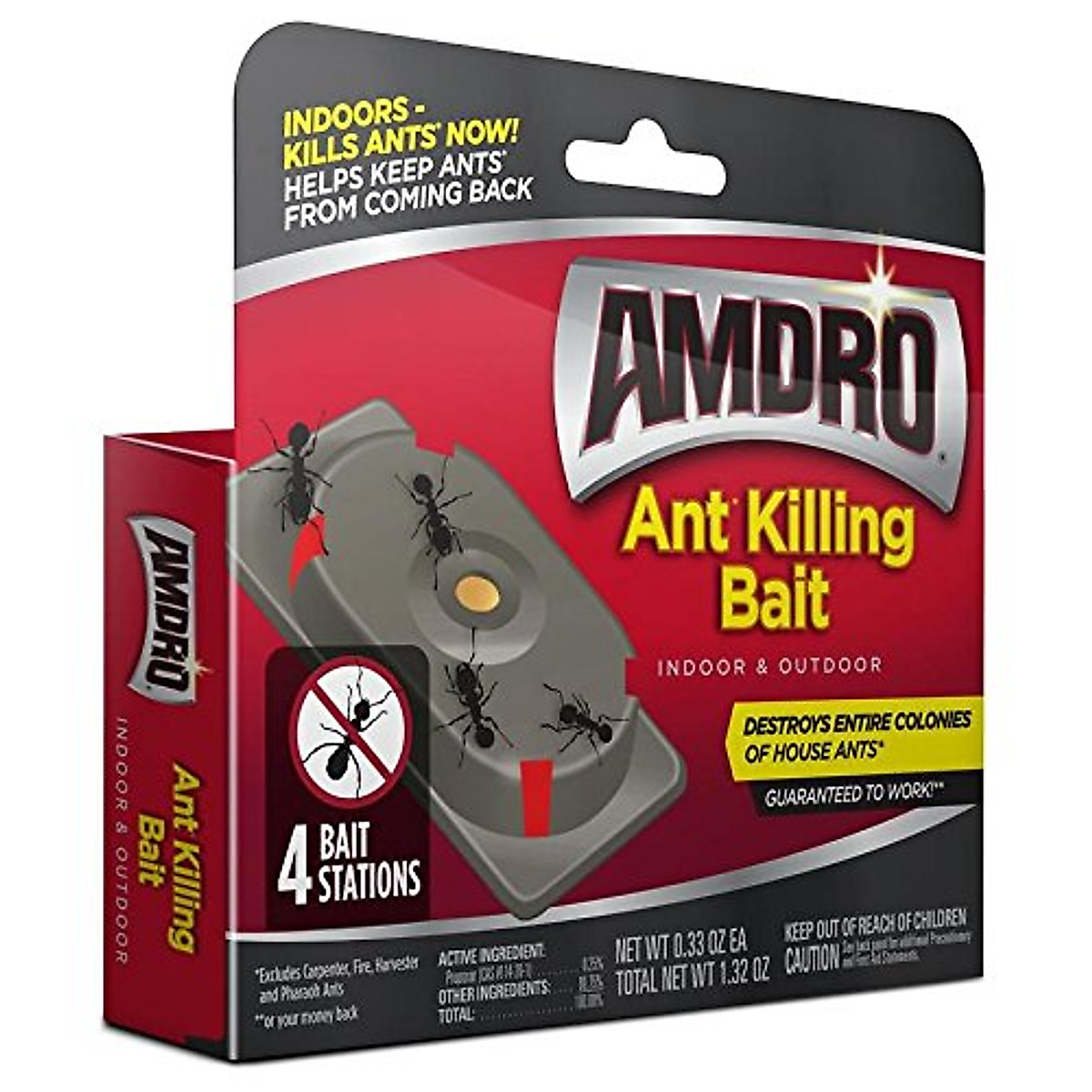 Amdro 100531827 Ant Killing Bait Stations, White