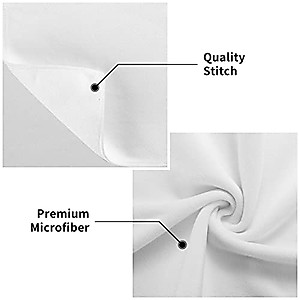 QICENIT Dogs Paw Printed Black White Hand Towel Super Soft Plush Highly Absorbent for Bathroom 15.7x27.5In