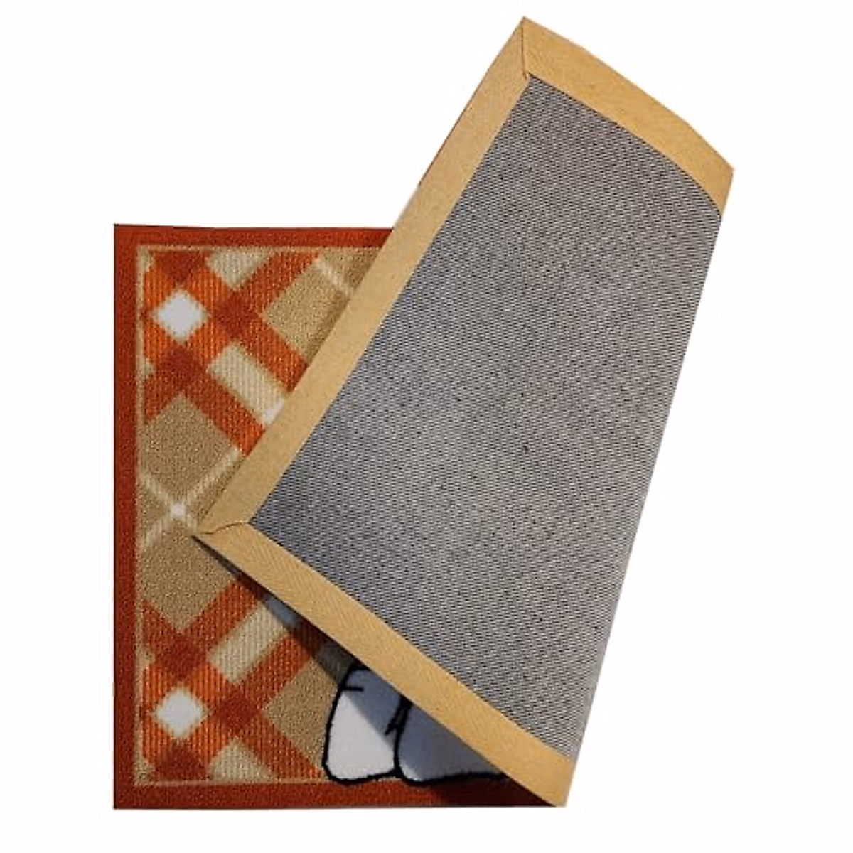 Nourison Peanuts Accent Throw Rug 20 x 32 inches Non-Skid Latex Backing Cartoon Character Print (Fall Pumpkin Rug)