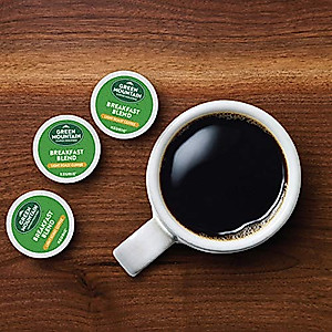 Green Mountain Coffee Roasters Breakfast Blend Single-Serve Keurig K-Cup Pods, Light Roast Coffee, 12 Count (Pack of 6), Total 72 Count