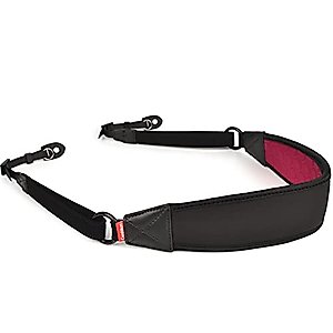 Cwatcun Camera Neck Strap with Quick Release and Safety Tether Camera Shoulder Sling Belt for Nikon Canon Sony Olympus DSLR Camera Universal for Women Men,2.0 Black