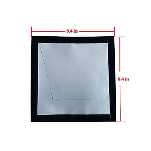 SoloWilder DIY Hot Tent Stove Jack with Rain Flap 9.4" x 9.4"