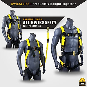KwikSafety - Charlotte, NC - Marmoset Trauma Straps [1 Pair] Fall Protection OSHA Comfort Suspension Safety Device & Arrest System Attachment for Body/Legs Relief Compact, Lightweight & Quick Connect
