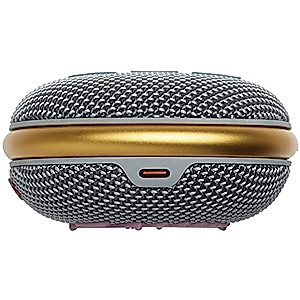 JBL Clip 4 Portable Mini Wireless Bluetooth Speaker Big Audio and Punchy bass, Integrated Carabiner, IP67 Waterproof and dustproof, 10 Hours of Playtime - W/10w Power Mat for Smart Phone (Renewed)