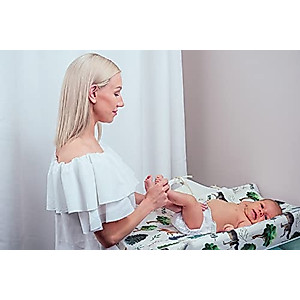 4 Pack Changing Pad Covers Woodland Forest Animals Wood Neutral Unisex Fitted Baby Changing Pad Cover Set for Baby Boys or Girls