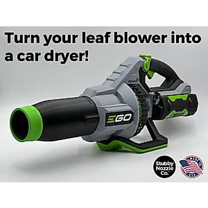 Stubby Nozzle Co. STUBBY Car Drying Nozzle for EGO Leaf Blowers (530, 575, 580, 615, 650, 670, and 765 Models)