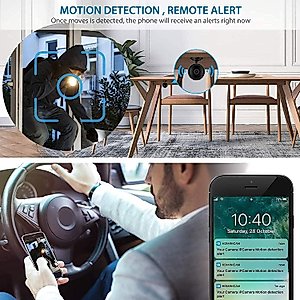 LUOWAN 2021 New Mini Camera 1080P Hidden Camera， Video Live Feed WiFi Wireless Cameras，with Night Vision Motion Detection1