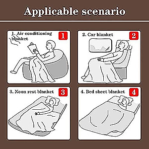 BailiPromise Flannel Throw Blanket Cute Cat All Season Super Soft Cozy Blanket for Bed or Couch Blanket Twin Size (59"x47"),Cartoon Animals Throws Print Throw Blanket 4 Size for Kids Girls Boys