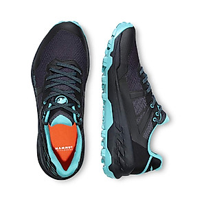 Mammut Women's Running/Jogging Trail Running Shoe , Black Dark Frosty , 7 US