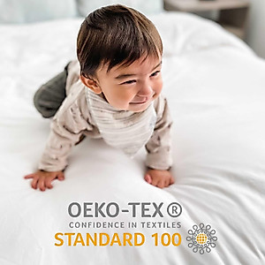 Wooflinen Luxurious Viscose Derived from Bamboo King Duvet Cover Set - Corner Ties - Zipper Enclosure - Wonderfully Soft - Matte White - 3pc Cover + 2 Pillowcases