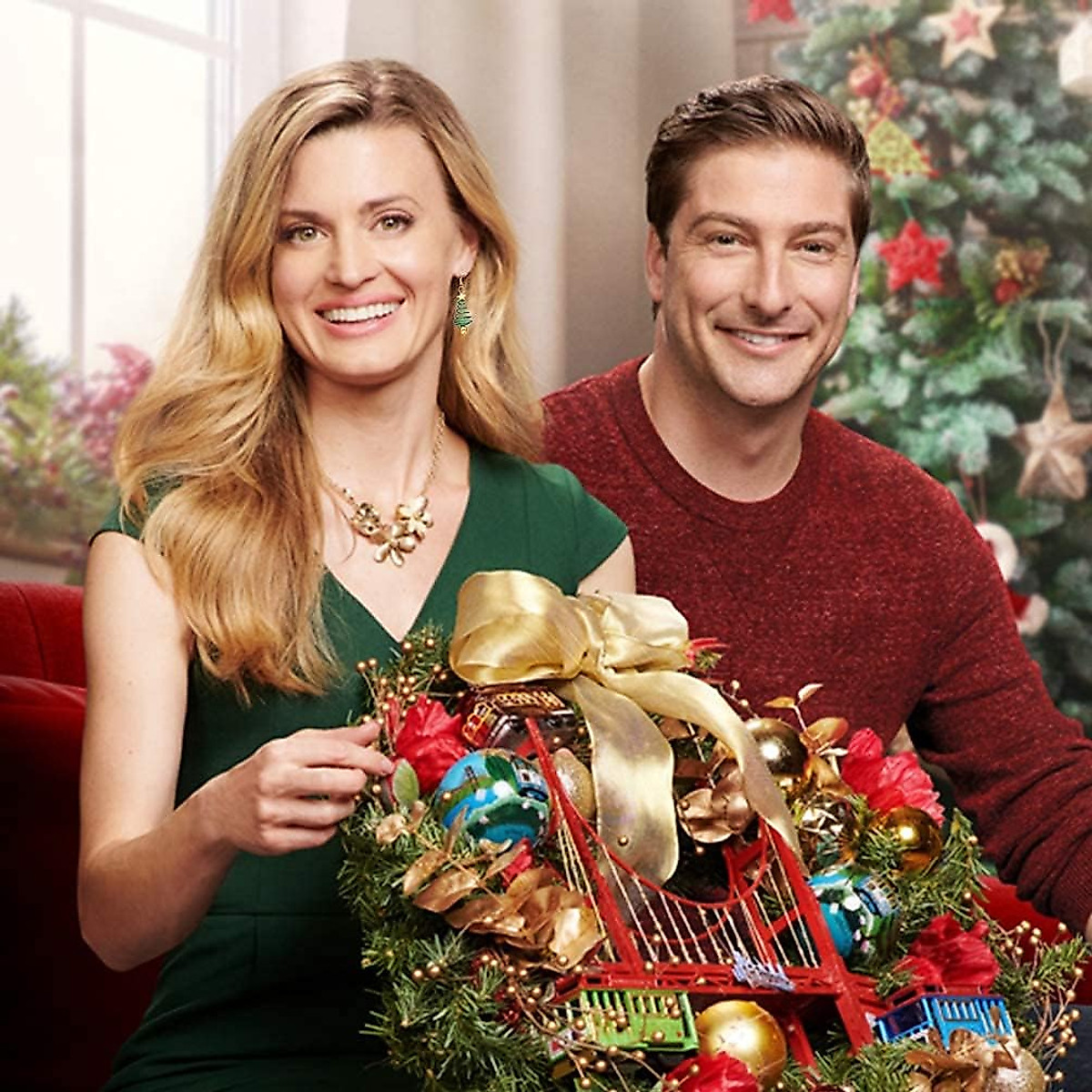 YANCHUN Christmas Dangle Earrings Holiday Earrings for Women Teen Christmas Gifts Snowflake Tree Jing Bells Snowman Earring (C: Bling Set)