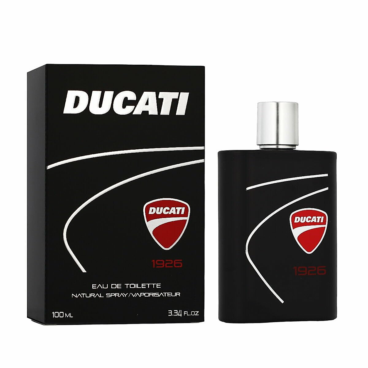 DUCATI Fragrance for Men - Aromatic Fougere Scent - Opens with Tangerine and Bergamot Notes - Blended with Lavender - For Intense and Bold Men Looking to Exude Style - 3.4 EDT Spray
