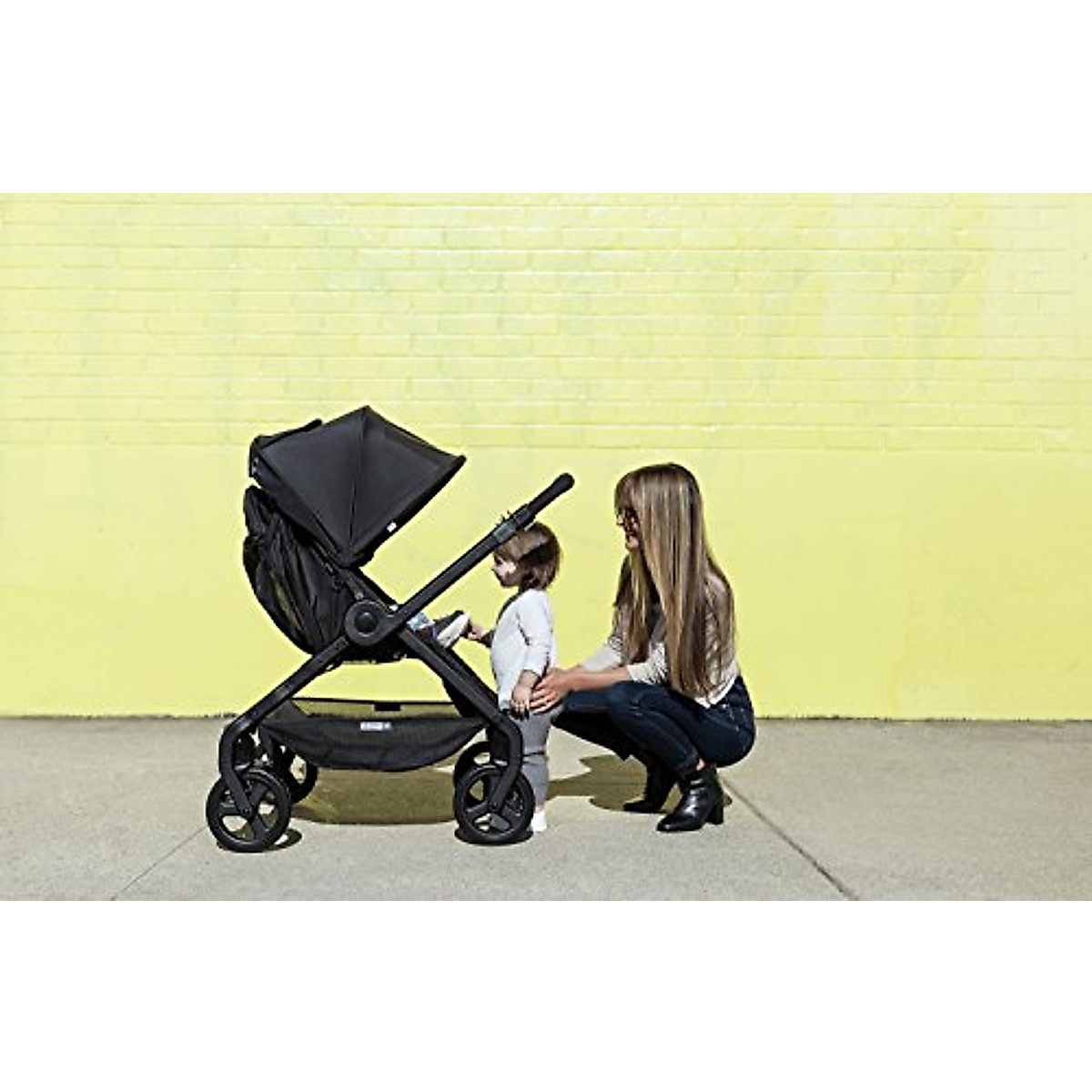 Ergobaby Stroller, Travel System Ready, 180 Reversible with One-Hand Fold, Black