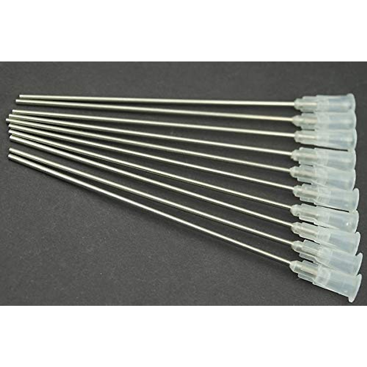 LTKJ 100pcs Blunt Dispensing Needles Syringe Needle Tip for Ink Glue Liquid 16GA 4inch/10cm Length