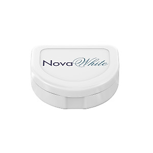 NovaWhite Teeth Whitening Trays - Moldable, Trimmable, Custom Fit, Comfortable, BPA FREE, Latex Free, Dental Grade Guard - (4) Mouth Trays, Hygienic Case – Easy to Mold, Mouth Tray for Tooth Whitening