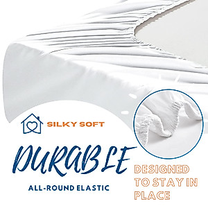 THYUNQ Black Bandana Sheets Full Size Bed, Paisley Pattern Bedding Sheets & Pillowcases - 16 Inch Deep Pocket, Soft Microfiber Sheet Set 4 Piece, Bandana Bedroom & Room Decor