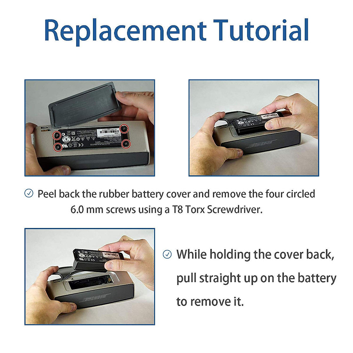 061384 New Battery Replacement for SoundLink Bluetooth Speaker Mini One 061384 061385 061386 063287; Bose SoundLink Mini Bluetooth Speaker I; Bose SoundLink Mini Bluetooth Speaker; Bose Mini I Batter.