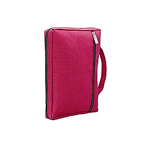 Knowing Jesus Bible Case - Durable Large Zippered Book Cover with Handle and Front Pocket, Fits Standard Bible Cover, Makes for a Great Gift for Men, Women, and Children.