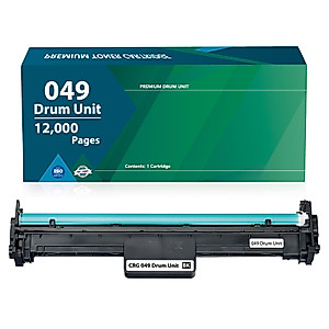049 Drum Unit -1PK Compatible Replacement for Canon 049 Drum Unit for imageCLASS LBP113W MF113W MF110/LBP110 Series, i-SENSYS LBP113W MF113W MF110/LBP110 Series Printer (Black, 1Pack)