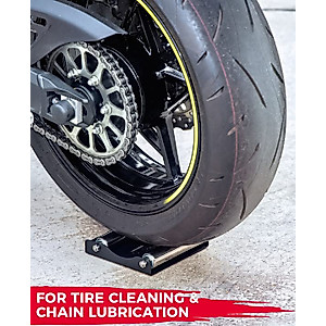 KEMIMOTO Motorcycle Wheel Cleaning Stand Portable Wheel Roller Stand Support Parking for Tire Cleaning Wheel Detailing Stand