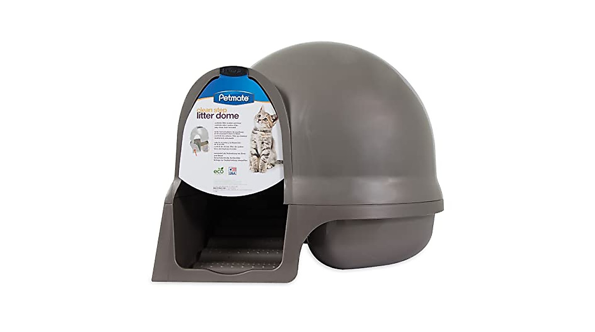 Petmate Booda Clean Step Dome Cat Litter Box | Control Odor