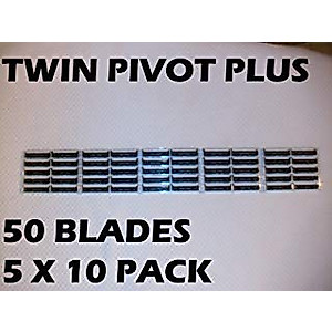 Personna - Twin Pivot Plus (50 Blades/Order) Replaces Auto Plus, Fits Atra Razors