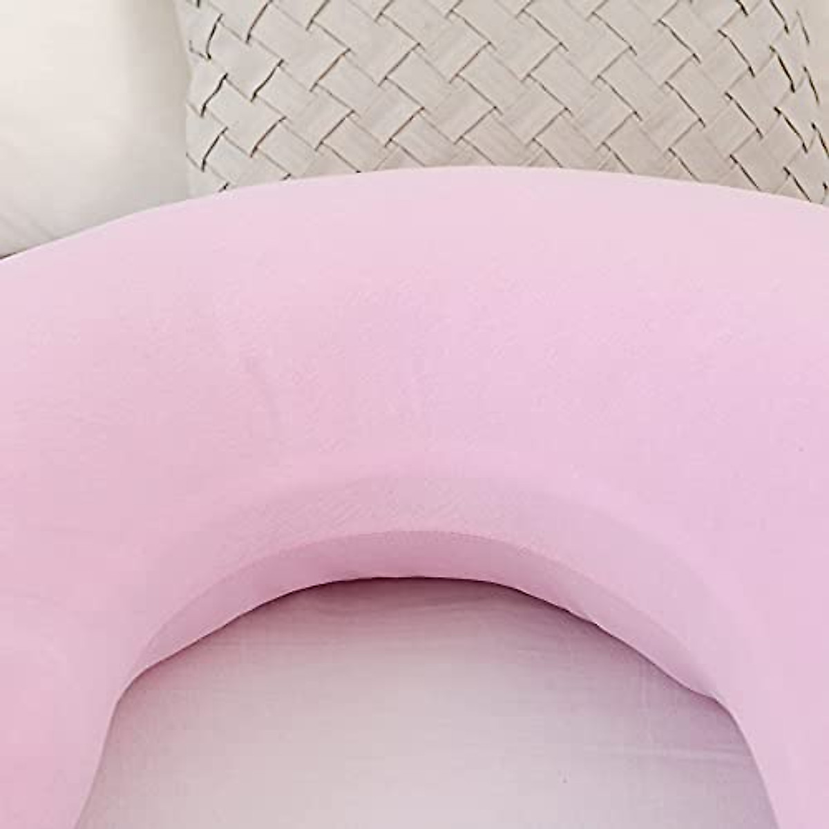 Yuantian Pregnancy Pillow, for Pregnant Woman C-Shape Full Body Pillow and Maternity Support (Jersey Cover)- Support for Back, Hips, Legs, Belly for Pregnant Women