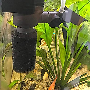 Senzeal 4PCS Pre-Filter Foam Sponge Roll Aquarium Filter Intake Cover for Aquarium Fish Tank(Medium)