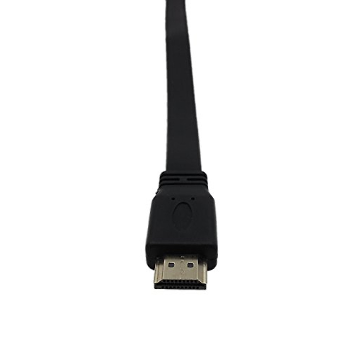 CERRXIAN 1FT Flat Slim High Speed Bi-Directional DVI (24+1) Male to HDMI Male Adapter Cable