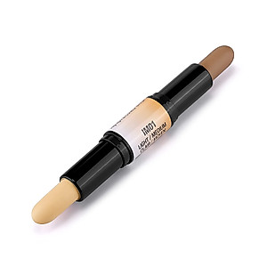 DELISOUL 6 Colors Highlight and Contour Stick,Dual-Ended Full Coverage Wonder Stick,Color Corrector Concealer Stick,Contouring Highlighting Foundation,Shadow Cream Pen Body Shading Makeup Stick Set