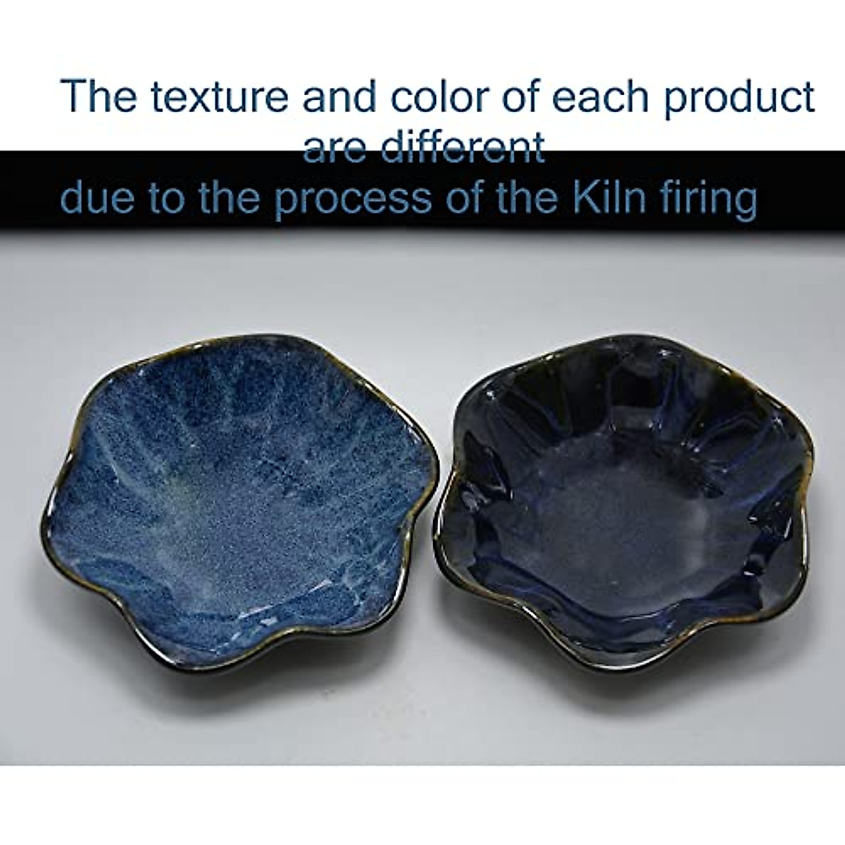 Ceramic Spoon Rests small ring jewelry dish holder entryway key tray,2pcs Sauce Dish,Mini Side Seasoning Dish,Sushi Soy Dipping Bowl,Snack serving Dishes Kitchen Coffee Station room Décor